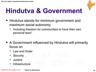 The Political Philosophy of Hindutva | PPT