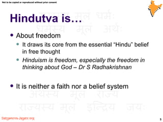 The Political Philosophy of Hindutva | PPT