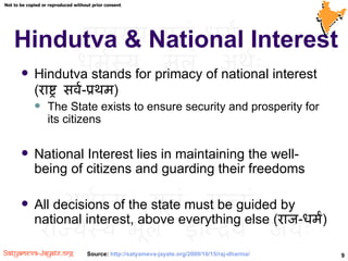 The Political Philosophy of Hindutva | PPT