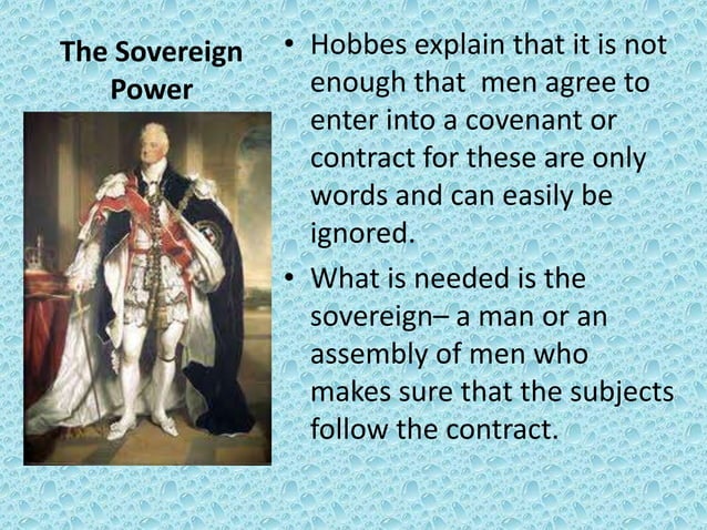 The Political philosophy of Thomas Hobbes | PPTX