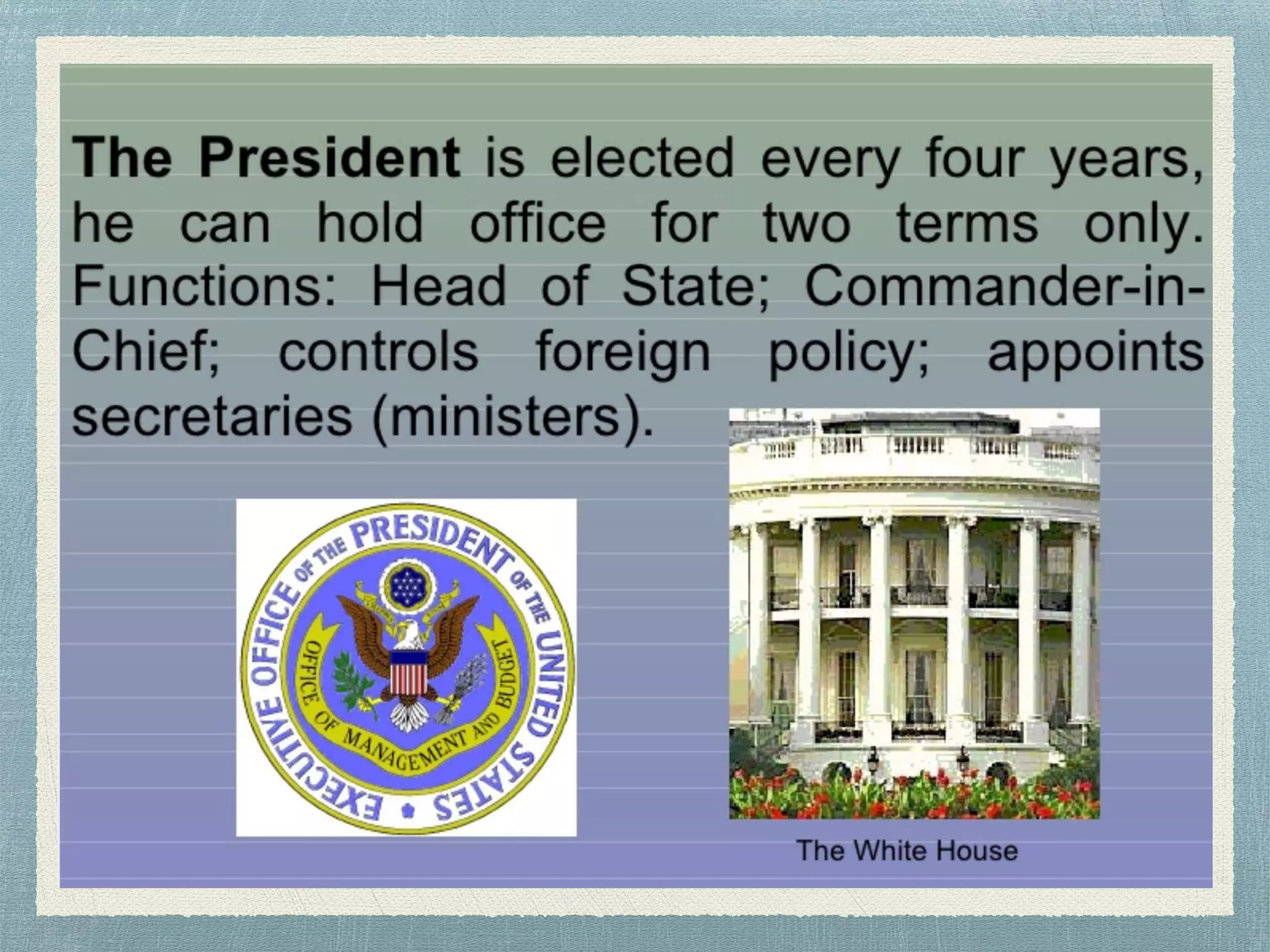The political system of the USA | PPTX