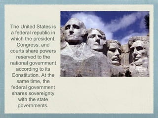 The political system of the USA | PPTX