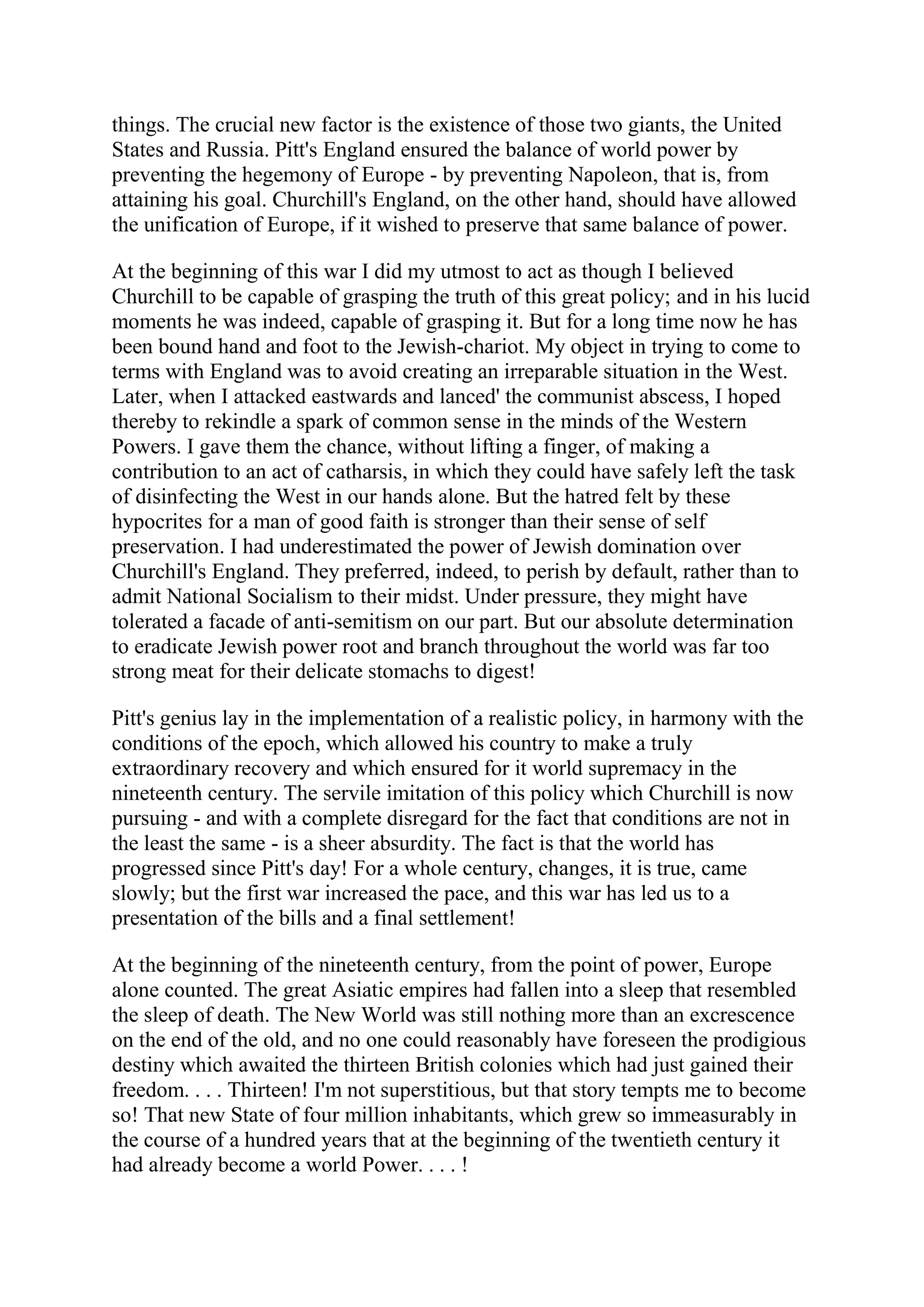 The political testament of Adolf Hitler | PDF