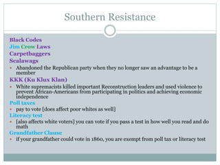 Plans for Reconstruction | PPTX