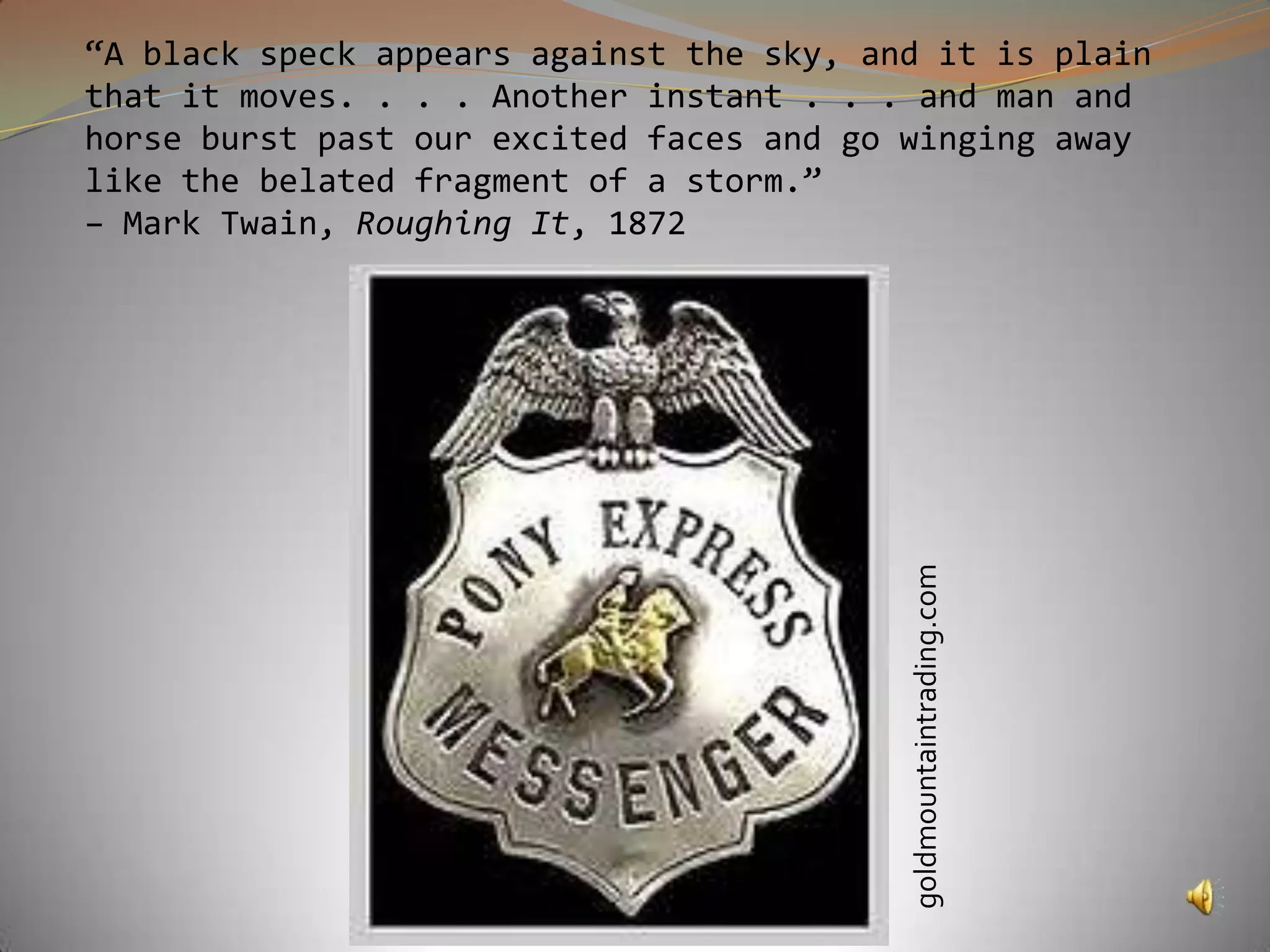 The pony express | PPTX