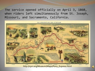 The pony express | PPTX