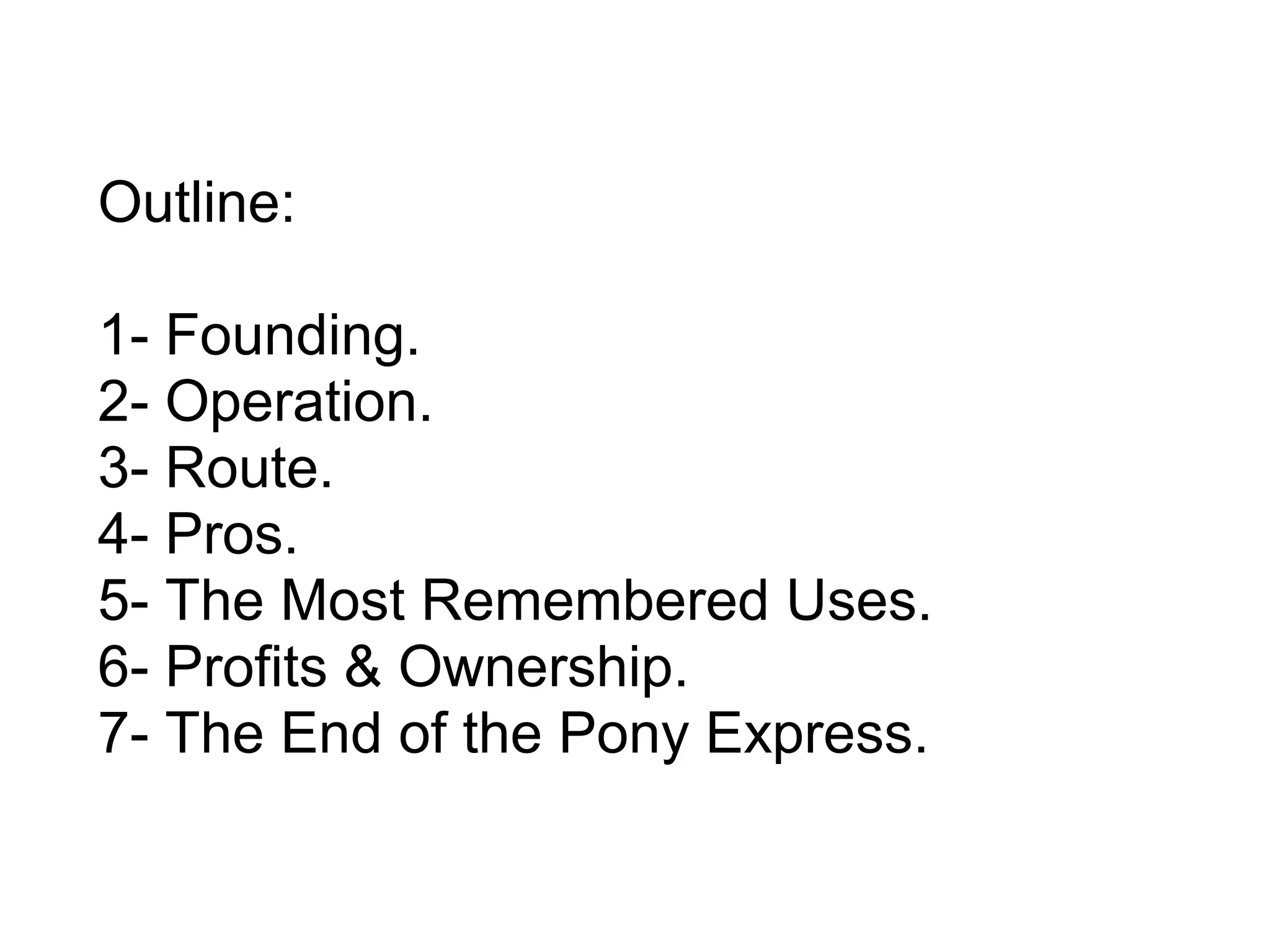 The pony express | PPT
