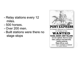 The pony express | PPT