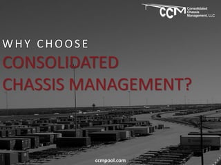 The Chassis Pool Provider - A Case Study | PPT
