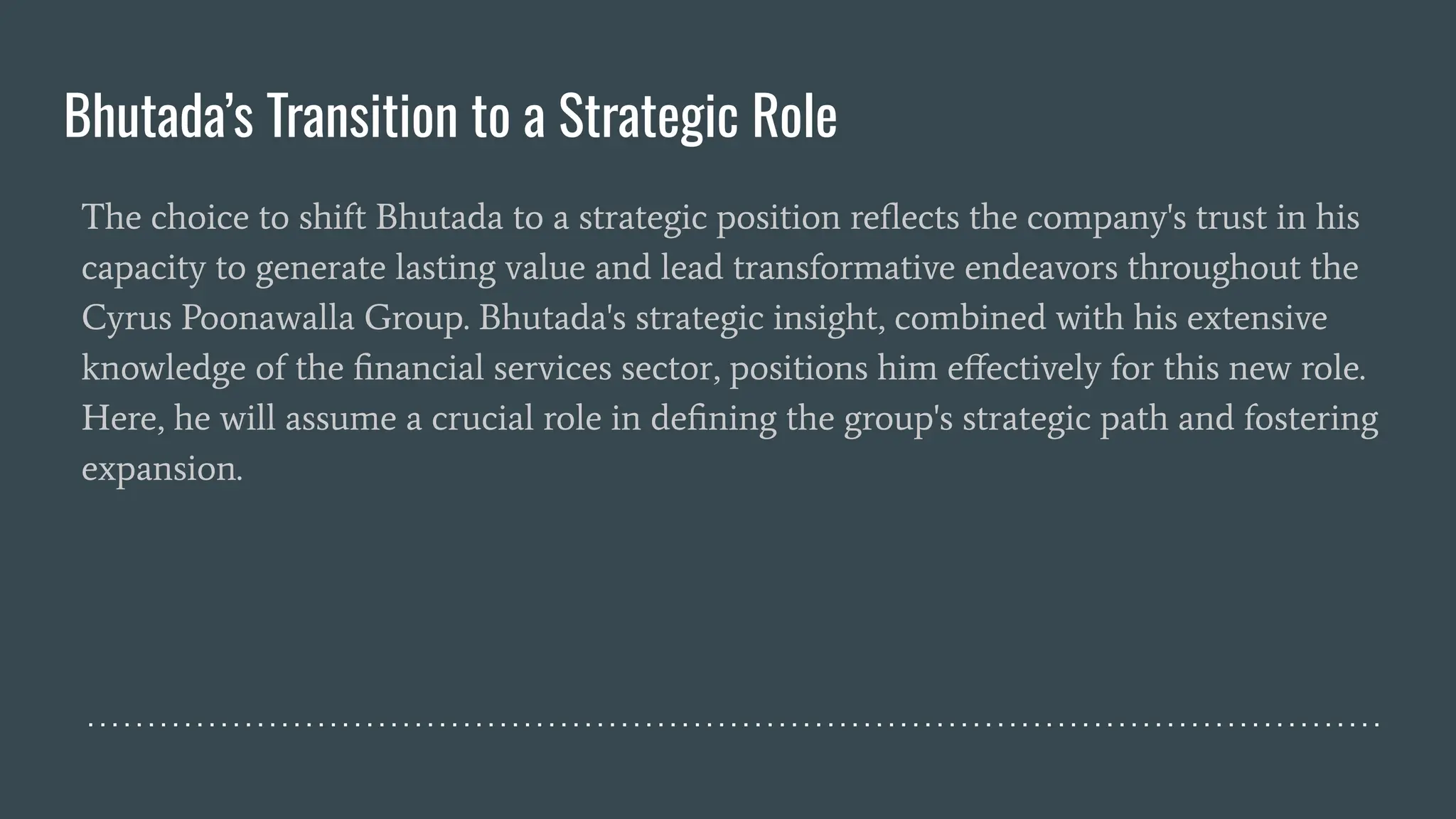The Poonawalla Fincorp Management Shift: From Abhay Bhutada To Arvind ...