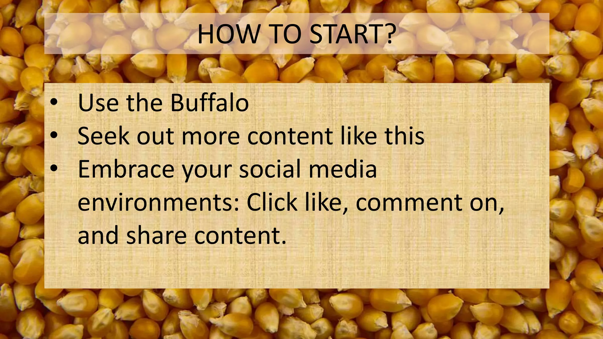The Popcorn Strategy: Organic Content | PPTX