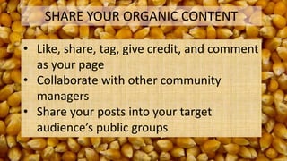 The Popcorn Strategy: Organic Content | PPTX