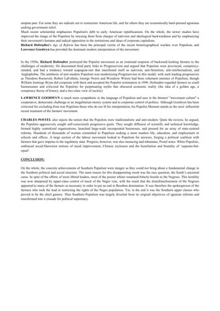 The Populist Movement.docx