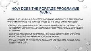 The Portage Model Approach | PPTX