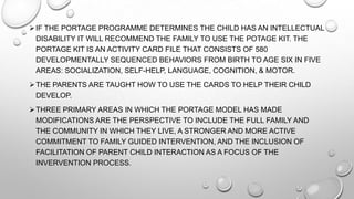 The Portage Model Approach | PPTX