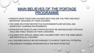 The Portage Model Approach | PPTX