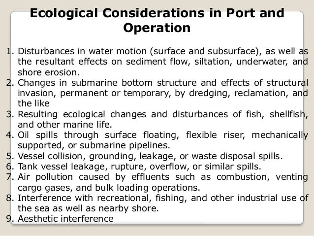 The Port Planning Process