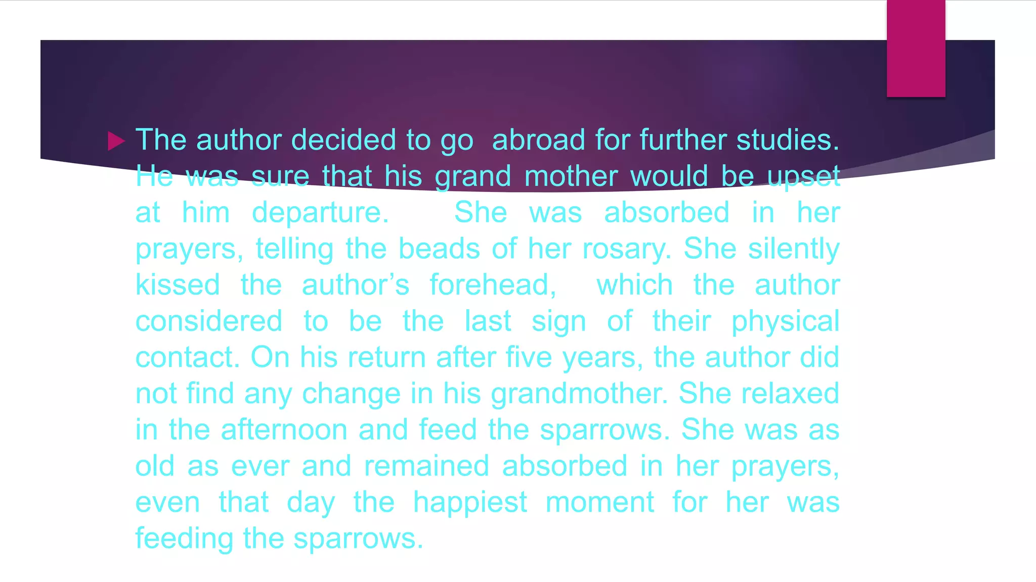 The portrait of a lady. class 11 english | PPTX