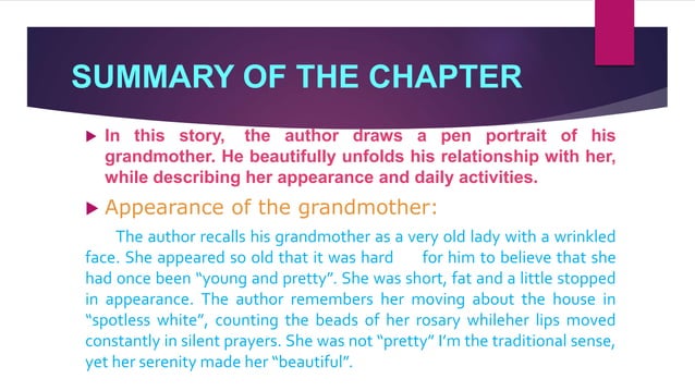 The portrait of a lady. class 11 english | PPTX