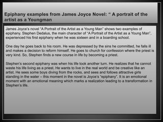The portray of an artist as a young man | PPTX | Fiction | Books and ...