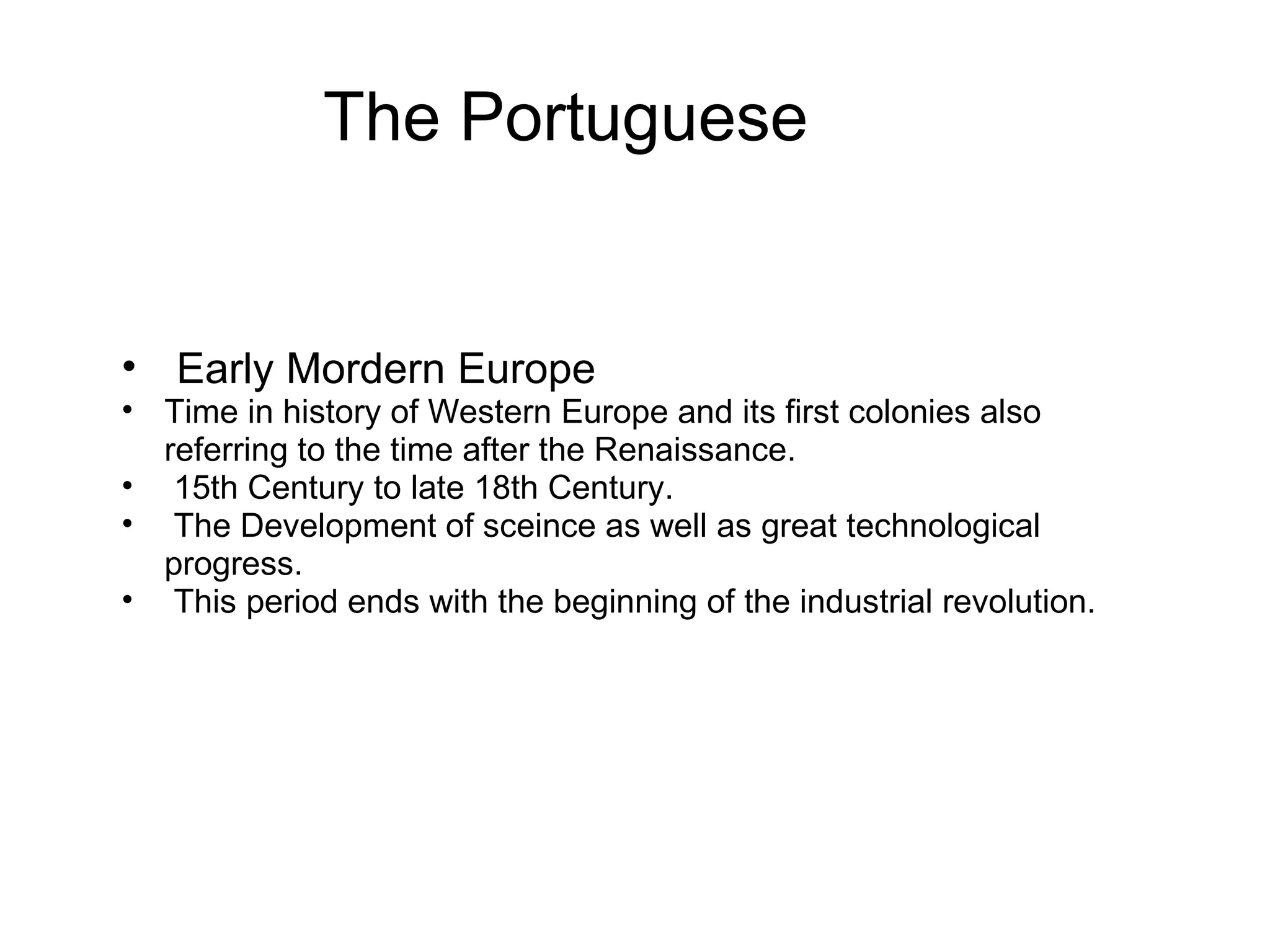 The portuguese | PPT