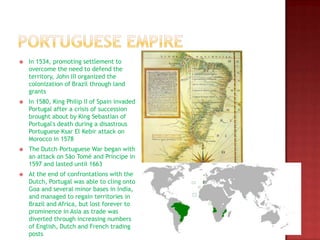 The portuguese empire | PPTX
