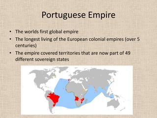 The Portuguese Empire | PPTX | Europe Travel | Travel Locations