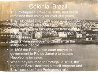 The portuguese empire in the americas | PPT