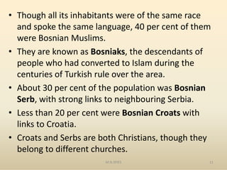 The positive and negative features of nationalism bosnia | PPT