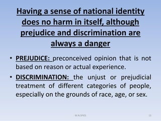 The positive and negative features of nationalism south africa | PDF