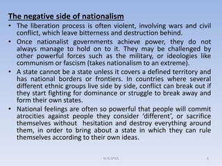 The positive and negative features of nationalism south africa | PDF