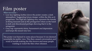 The Possession Poster Banned