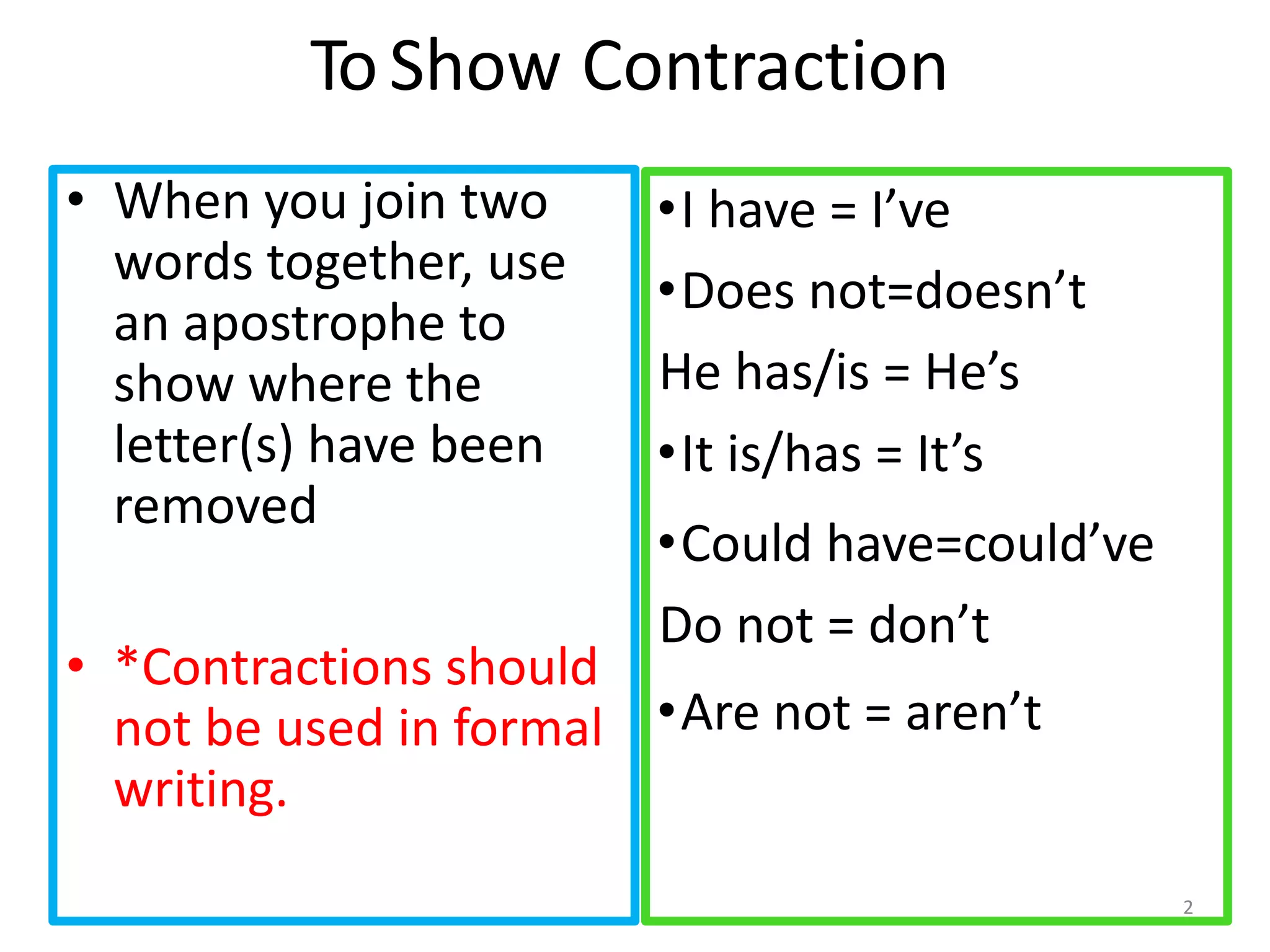 The possessive apostrophe presentation | PPT