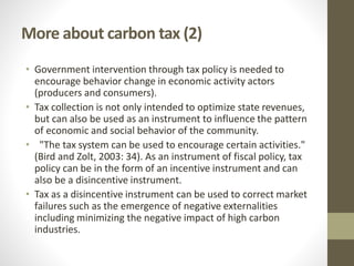 The Possibilities of Carbon Tax Implementation in indonesia | PDF