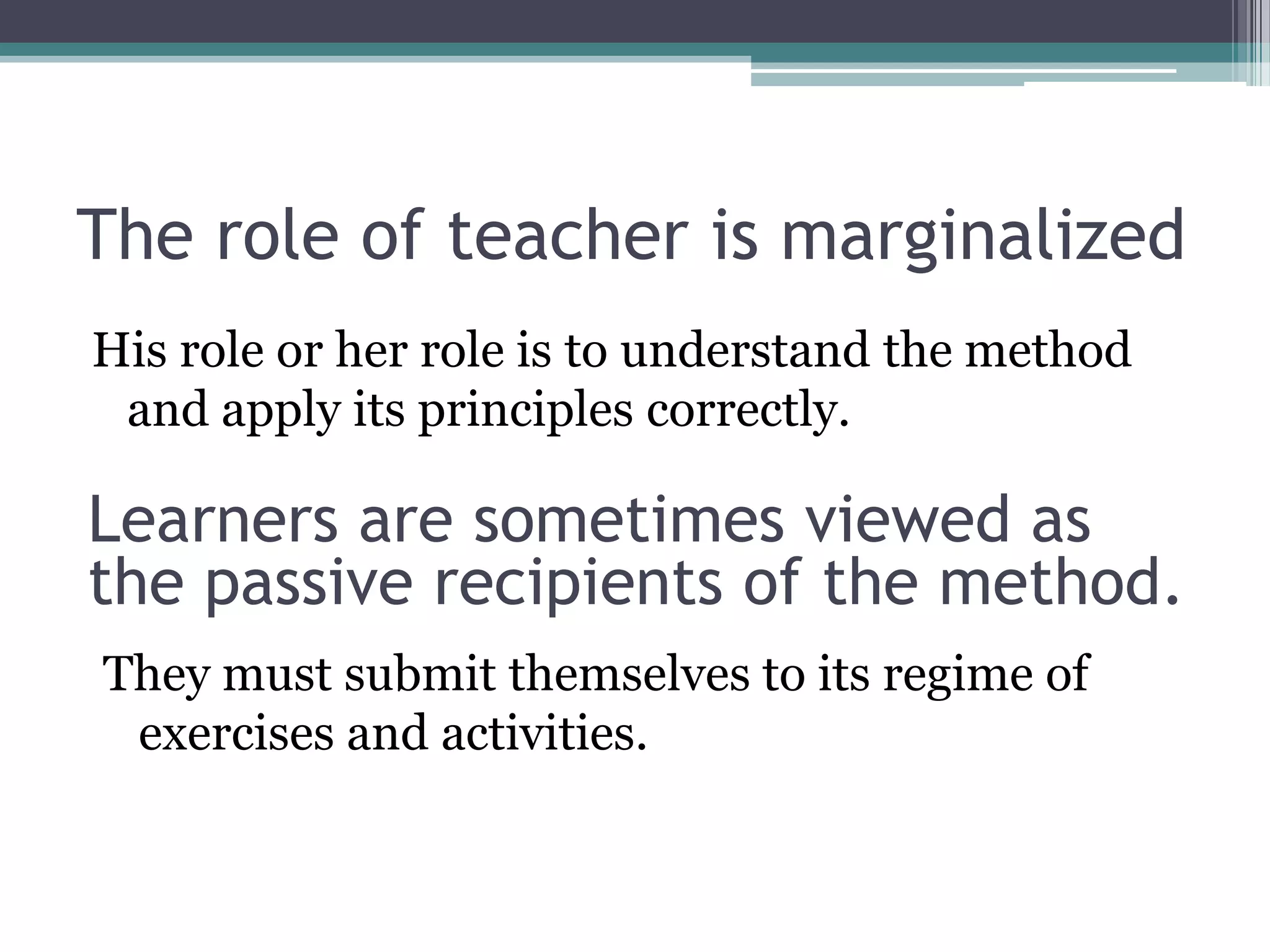 The Post Method Era Ppt