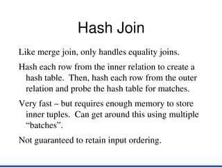 The PostgreSQL Query Planner | ODP
