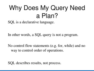 The PostgreSQL Query Planner | PPT