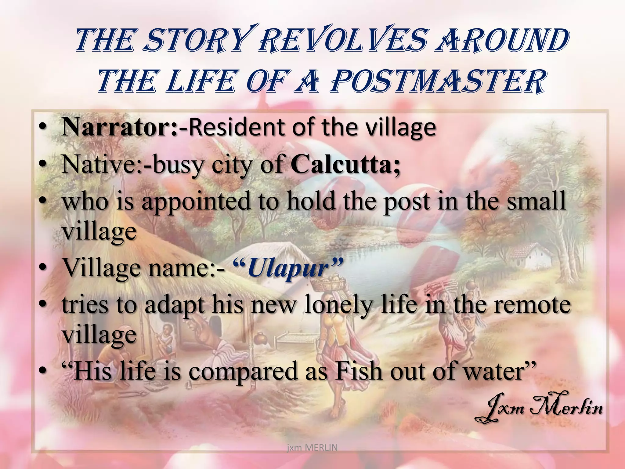 The post master by Rabindranath Tagore | PDF