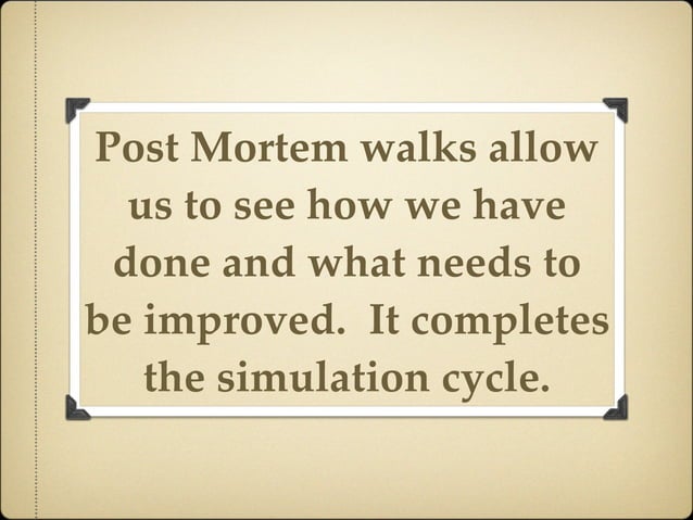Lean Learning Activities: The Post Mortem Process | PDF