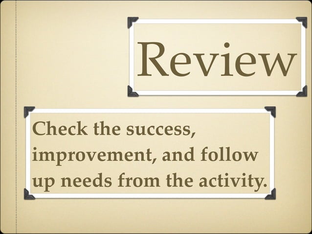 Lean Learning Activities: The Post Mortem Process | PPT