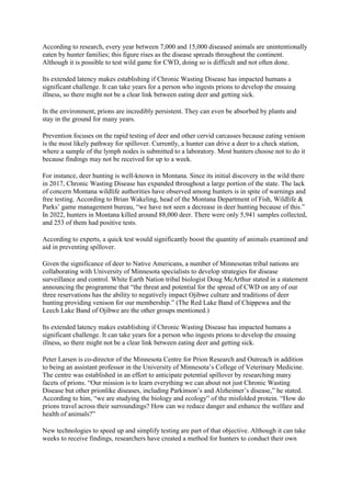 Chronic Wasting Disease: Increases Worries to Humans and Wildlife | The ...