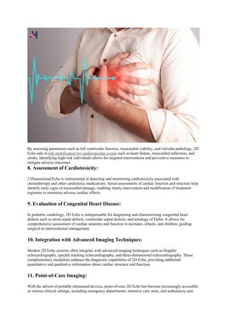 The Potential of 2 Dimensional Echo (Echocardiography) in ...
