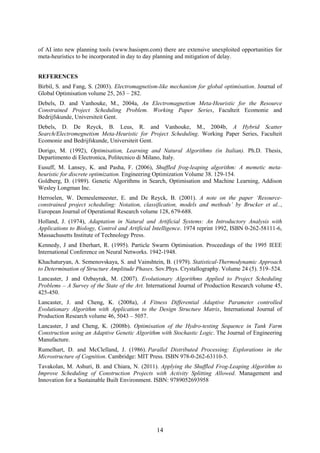 The potential role of ai in the minimisation and mitigation of project delay | PDF