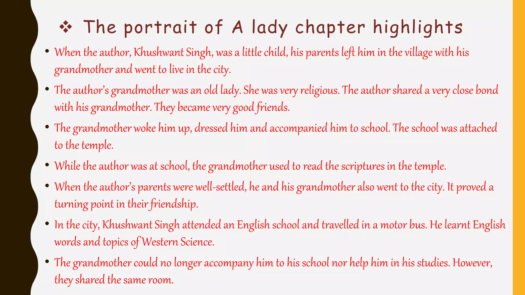 The portrait of a lady | PPTX