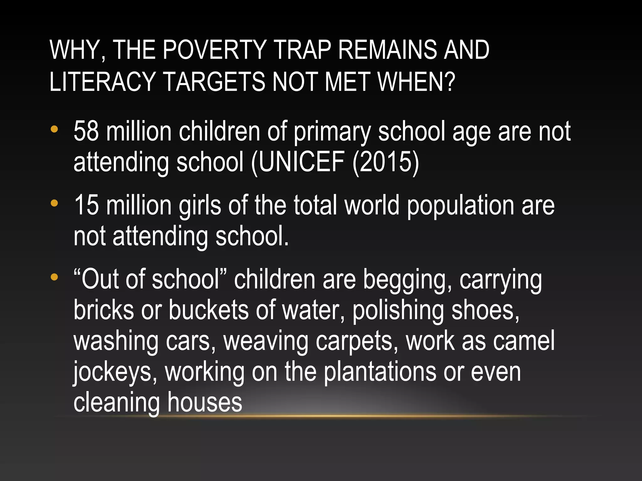 The poverty literacy connection | PPT