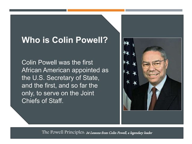 The Powell Principles | PPTX | Business | Business and Finance