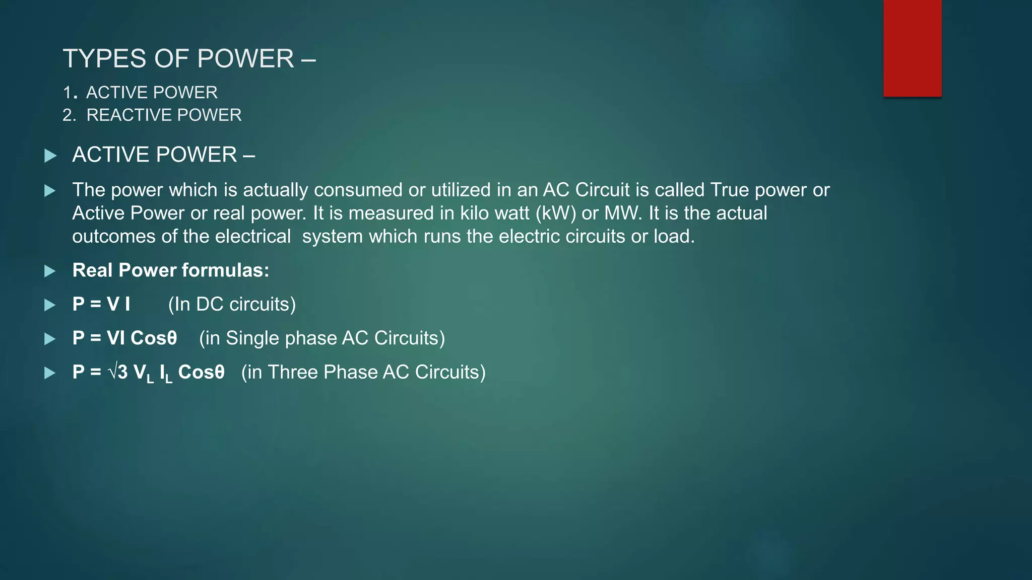 THE POWER FACTOR | PPTX