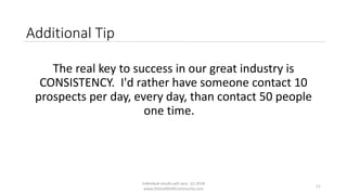 The Power of Prospecting 10 People per Day | PPT