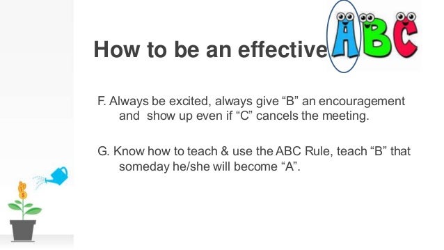 The Power of ABC Rule slideshow