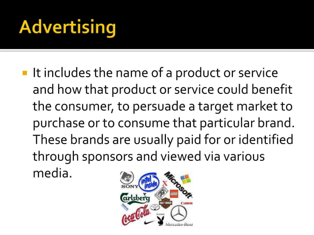 The power of advertising | PPTX | Advertising Industry | Industries